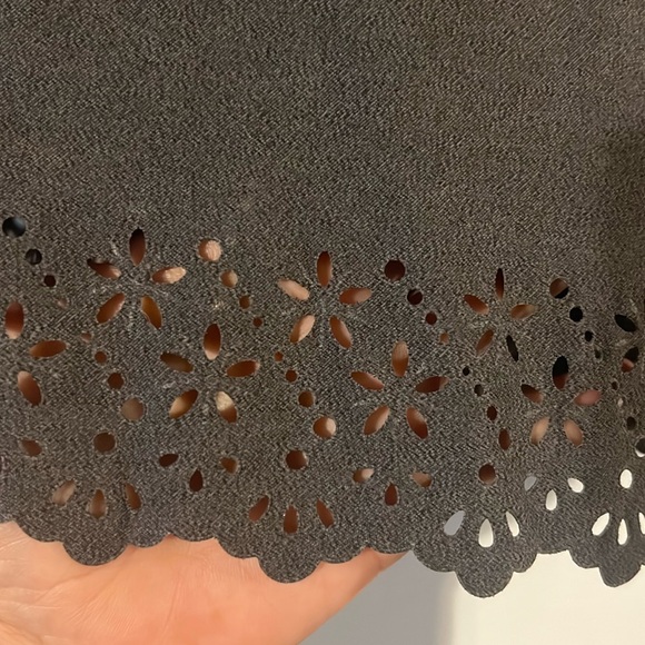 Venezia | Skirts | Venezia Gray Microfiber Eyelet Skirt | Poshmark